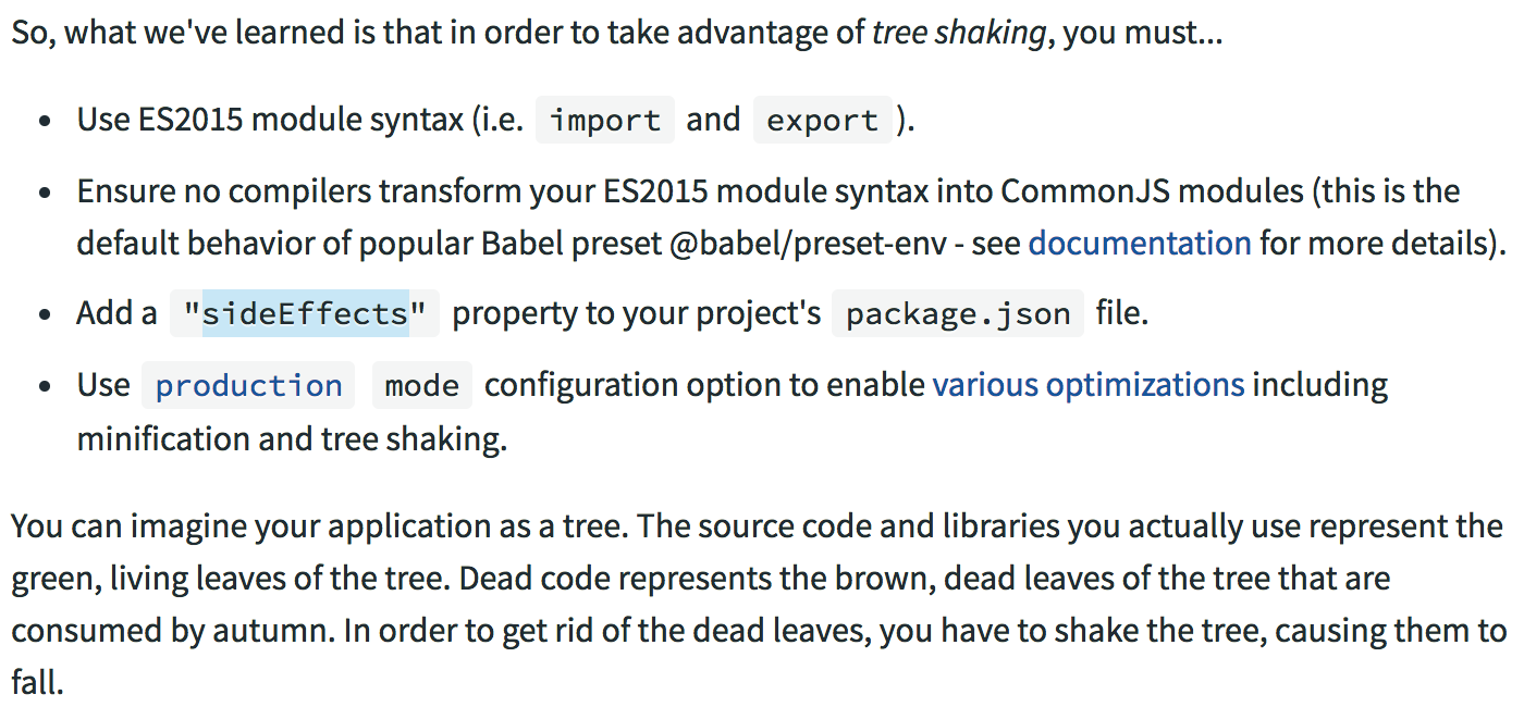 webpack 编译目录原样输出及webpack4 treeshaking小结 | Seven's Blog